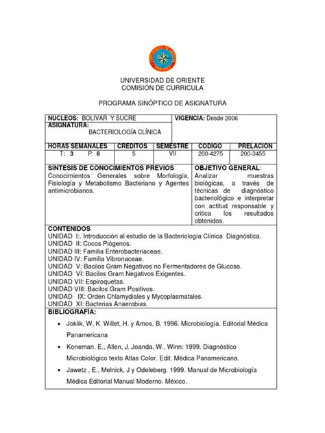 Bacteriología Clínica Pdf