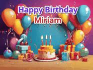 Happy Birthday Miriam S