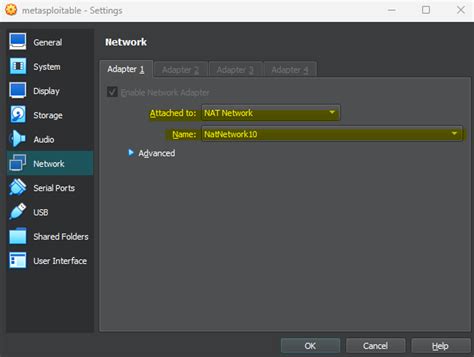 Connecting Metasploitable To Kali Linux