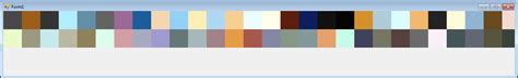 c how to make a color palette from colors in a loaded image stack overflow