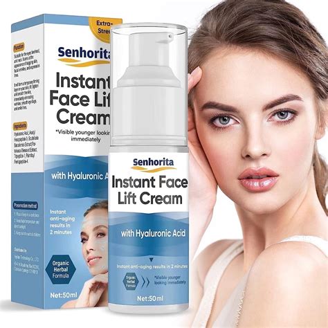 Instant Face Lift Cream Tightens Fine Lines Wrinkles Firms Loose