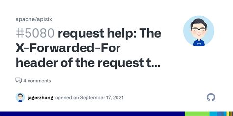 request help the x forwarded for header of the request to the upstream