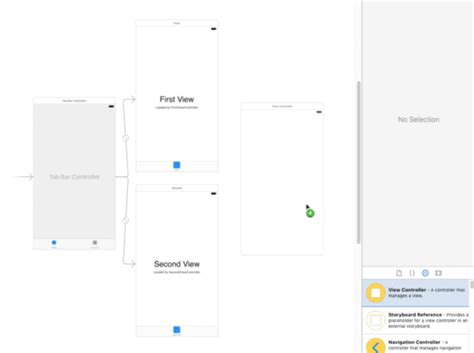 【xcode】タブバー Tabbarcontroller の使い方