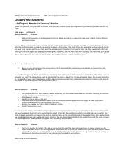 Lab Report Newtons Laws Of Motion Name Click Or Tap Here To Enter Text Date Click Or Tap