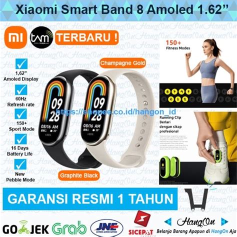 Jual Xiaomi Mi Smart Band Amoled Display Miband Original Fitness Tracker Jam Tangan