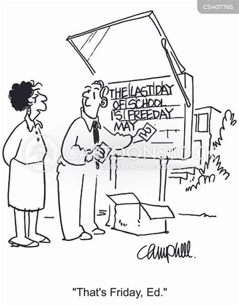 Last Day Of School Cartoons And Comics Funny Pictures From Cartoonstock