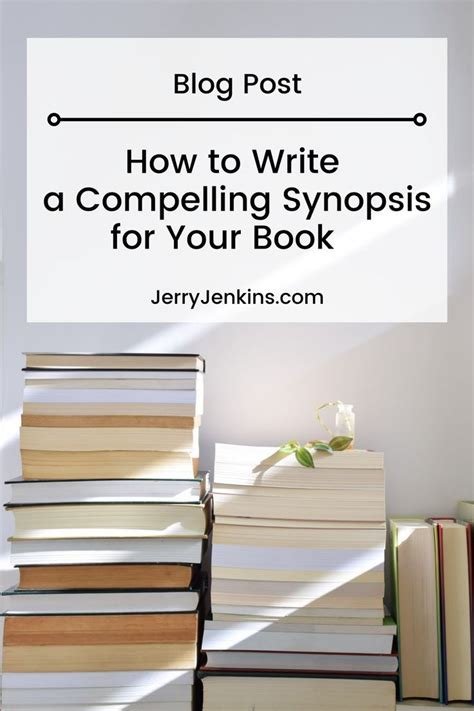 Writing A Compelling Book Synopsis