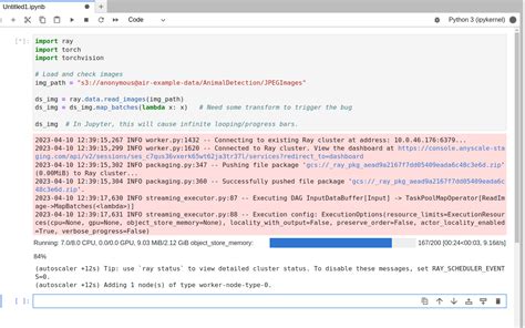 Data Jupyter Notebook Cell Rendering Can Cause Infinite Progress Bar Loop For Datasets · Issue