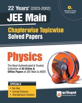 Libro Years Chapterwise Topicwise JEE Main Solved Papers Physics en Inglés De