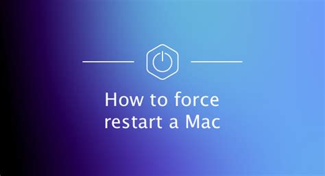 How To Restart MacBook