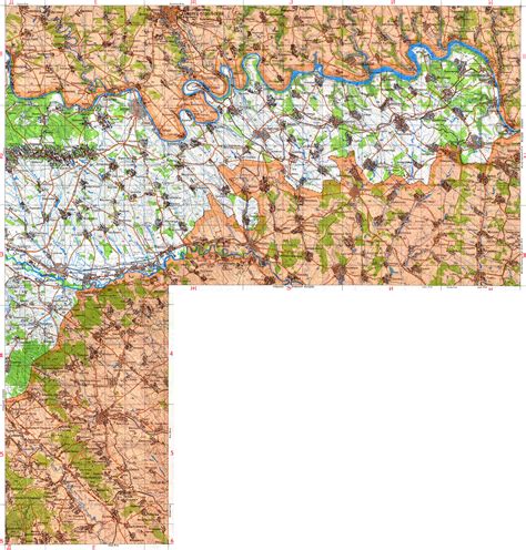 Топографическая карта Черновицкой области Карта генштаба Черновицкой области Ua Maps Все