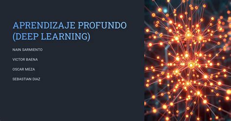 Aprendizaje Profundo Deep Learning