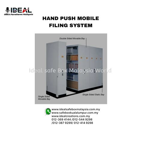 Office Workstation Cabinet Hand Push Mobile Filing System Office Workstation System Klang