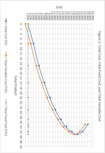 Solved Describe The Shape Of The Total Cost Curve Why Chegg Com