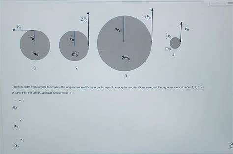 solved rank in order from largest to smallest the angular