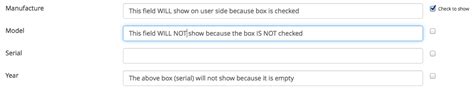 Php Show Variable On Frontend Based On If Checkbox Is Checked Stack Overflow