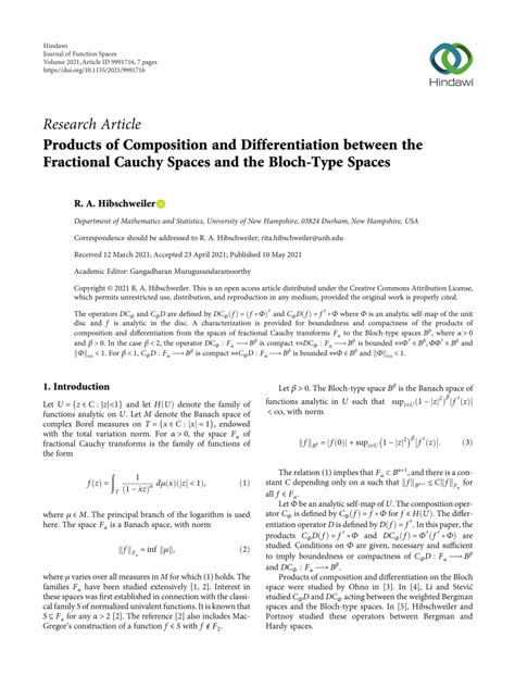 Pdf Products Of Composition And Differentiation Between The