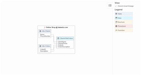 Column Level Data Lineage Dataedo Documentation