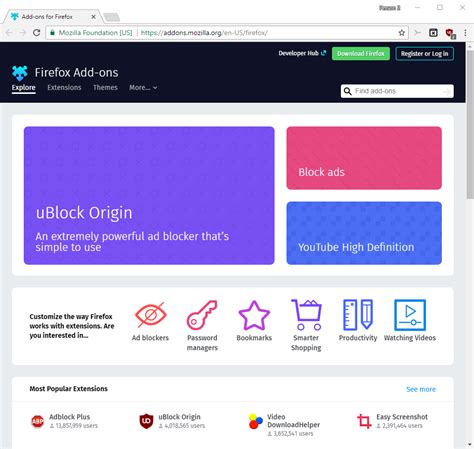 Mozilla Launches Redesigned Firefox Add Ons Website Ghacks Tech News