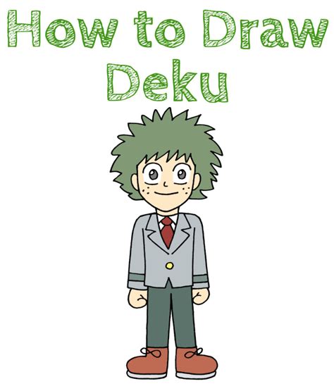 How To Draw Deku How To Draw Easy