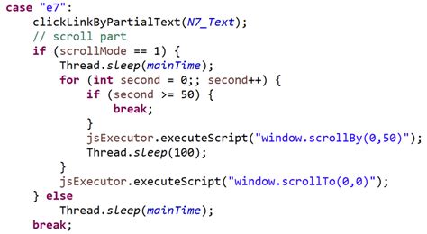 Code Fragment That Represents The Test Step For Transition Event E7 Download Scientific Diagram