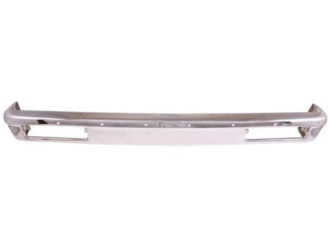 Chrome Rear Bumper W O Slotted Pad Holes For 78 87 El Camino