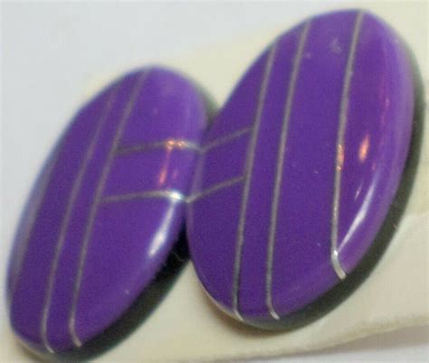 Zuni Vintage Handcrafted Native American South Africa Mine Purple