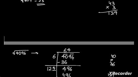 Finding Square Root By Division Method Maths Class 8 Youtube