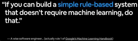 The No 1 Rule Of Machine Learning Dont Use It Mandy Liu Lead Data Scientist Ex Meta