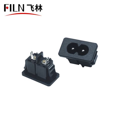 10A 250V 2Pin Panel Outlet Electrical Locked AC Power Socket