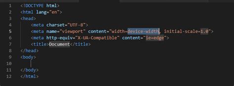 vscode：快速生成html的方法