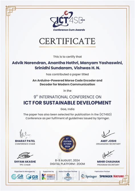 anantha hothri on linkedin ict4sd teamwork arduino morsecode technology innovation research…