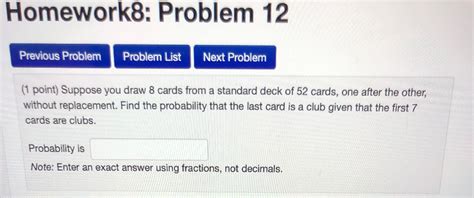 solved homework8 problem 12 previous problem problem list