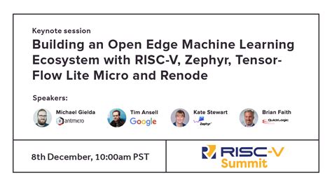 Antmicro RISC V Summit Virtual Booth Keynote Session And Talks