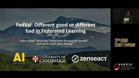 Usenix Security 23 Fedval Different Good Or Different Bad In
