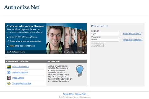 Prerequisites For Authorizenet Integration In The Back Office