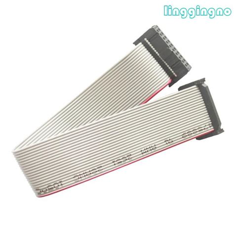 Rr Jtag Test Cable 20 Pin 2 54mm Pitches Gray Flat Ribbon Data Cable For Connection In