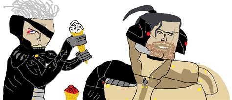 Raiden And Sam Are Eating Icecream R Metalgearrising