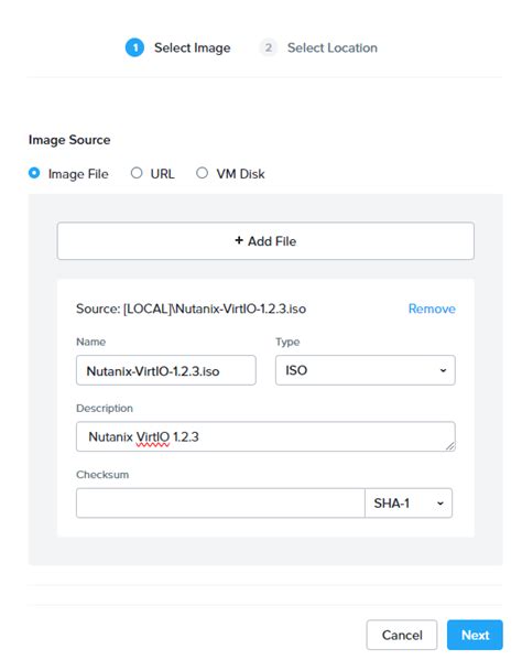 Nutanix AHV Upload Image To Your Cluster Julien Dumur