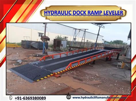 PPT Hydraulic Dock Ramp Leveler Container Loading Dock Ramp Leveler Portable Dock Ramp Leveler