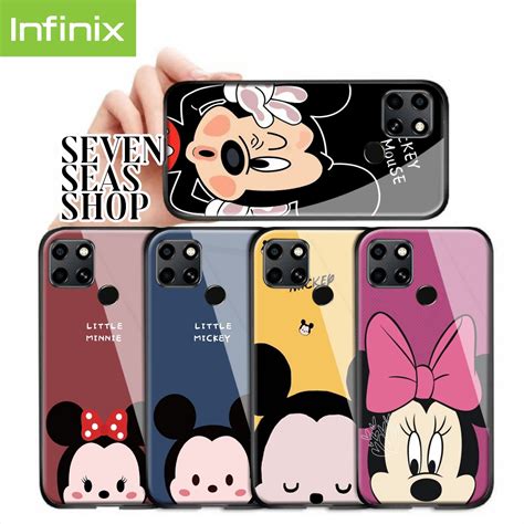 Jual K Softcase Kaca Infinix Note Kartun Mickey Shopee Indonesia