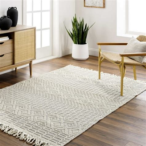 Markandday Wool Area Rugs 2x4 Gratz Global Light Gray Area Rug 23 X 3