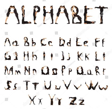 Alphabet People Alphabet People Print Making