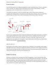 Typography Research Pdf 8 Rules For Creating Effective Typography 1 Learn The Basics Your