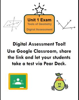 Unit Tools Of Geometry Exam By Ryan Foster TPT
