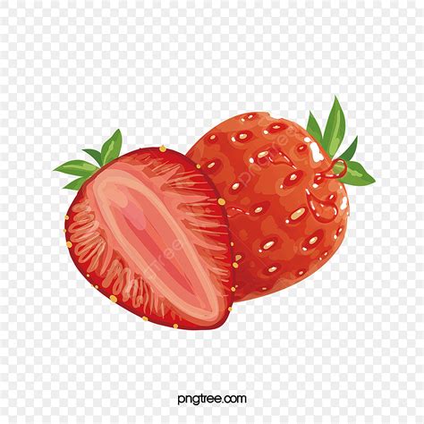 딸기 일러스트 딸기 클립 아트 딸기 신선한 딸기 Png 일러스트 및 Psd 이미지 무료 다운로드 Pngtree