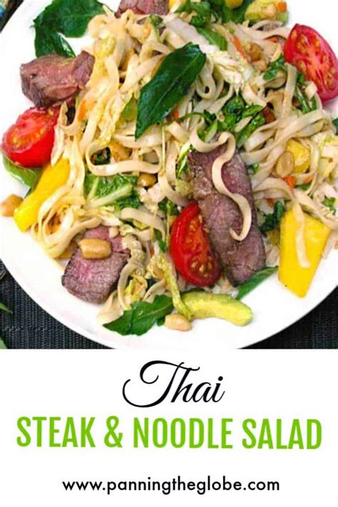 Thai Steak And Noodle Salad I Panning The Globe