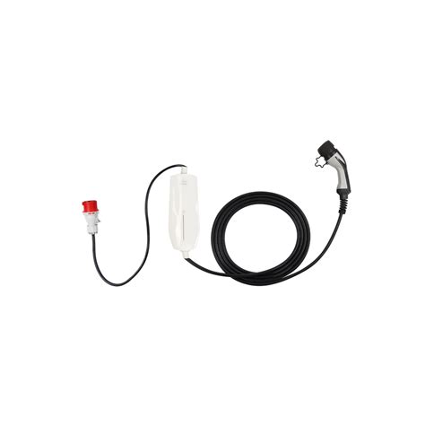 Erock Mobiele Krachtstroom Lader Type 2 Naar Cee 1 And 3 Fase Tot 11kw