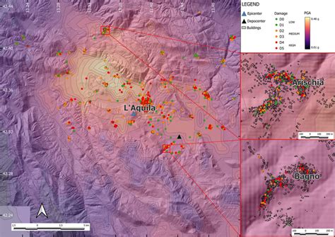 spatial distribution of peak ground acceleration ingv 2020 download