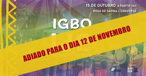 Roda De Samba Igbo Ijo Em Rio De Janeiro Sympla
